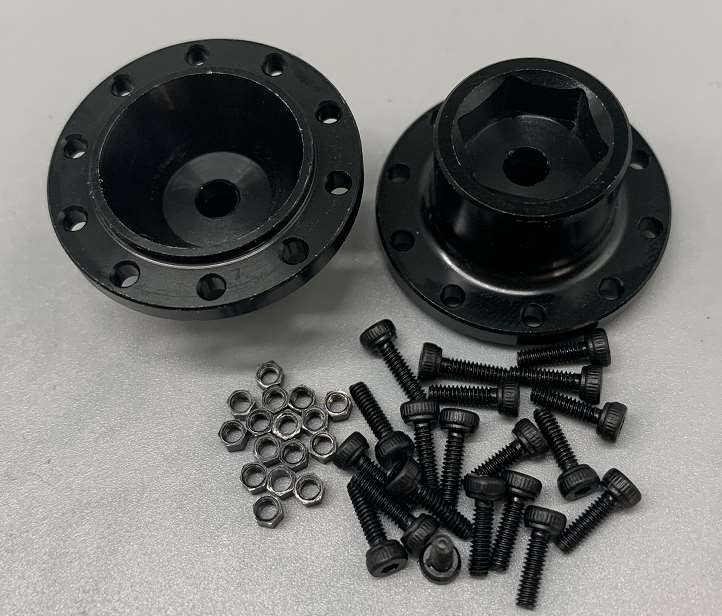 Front wheel power axle head (Pair) - 1/14 Customs